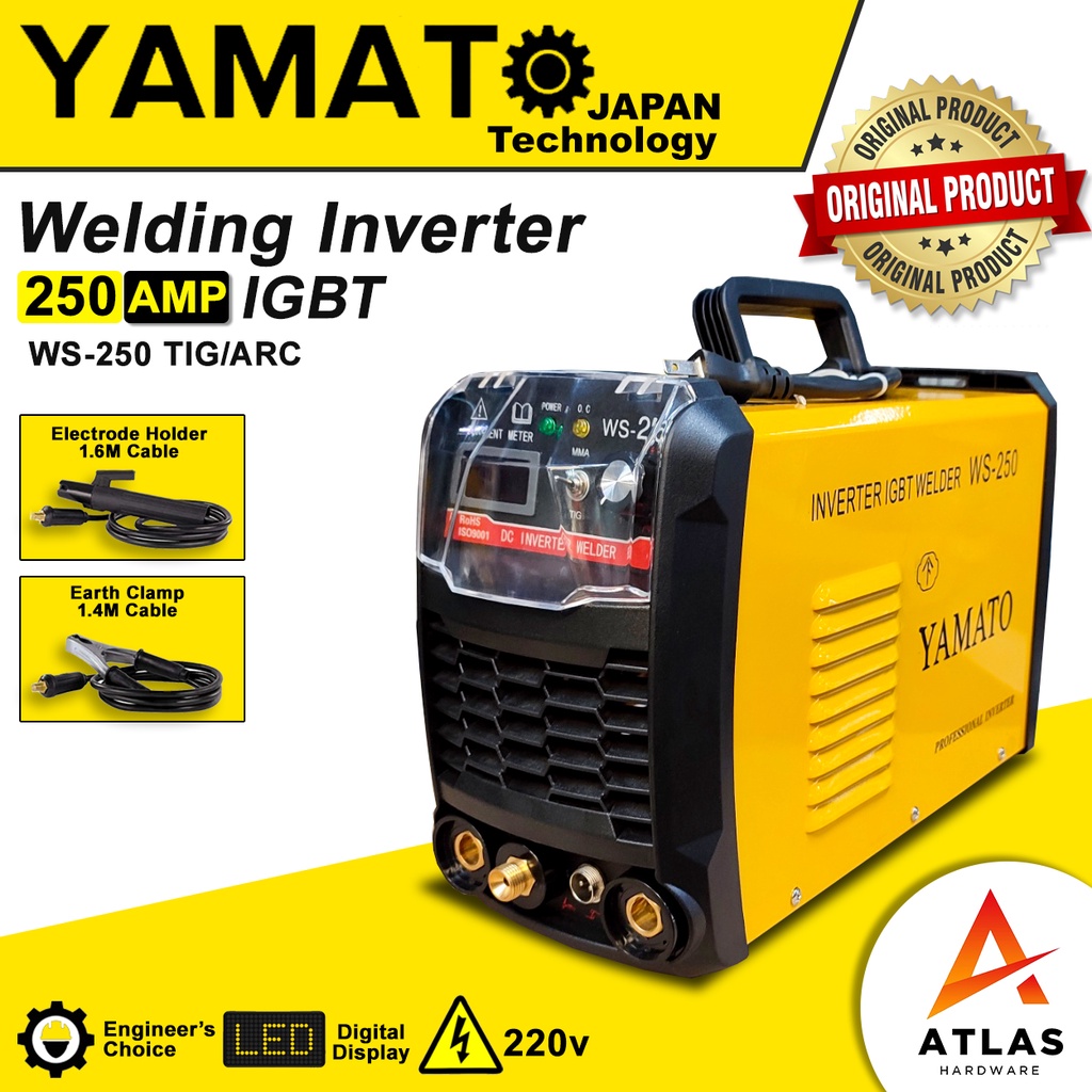 YAMATO JAPAN 250A/300A TIG/ARC Portable Inverter Welding Machine ...