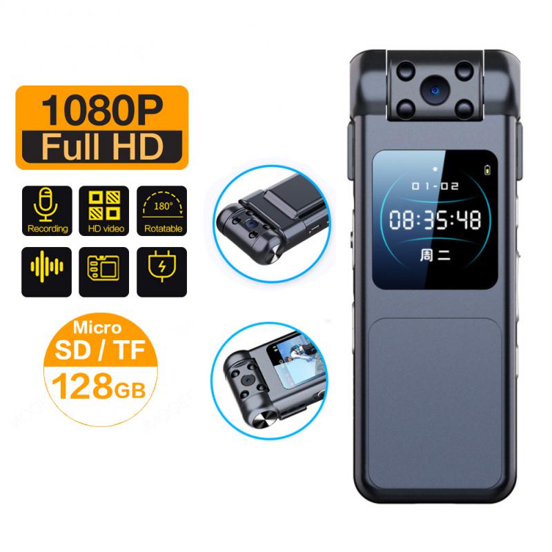 Mini spy Camera V18 Full HD 1080P Micro Body Camcorder Night Vision AVI ...