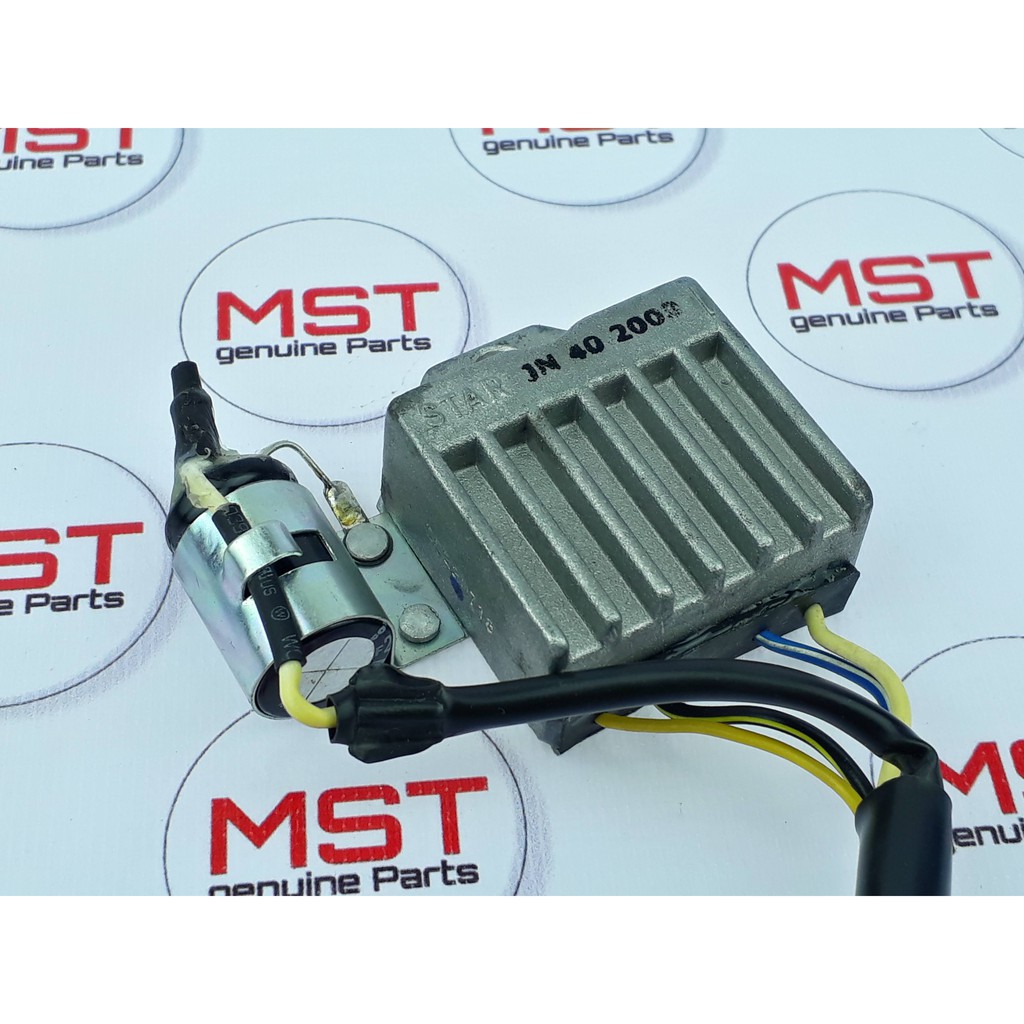 DC Regulator with Capacitor CT150/Boxer Bajaj Genuine Parts JN402000 (C ...