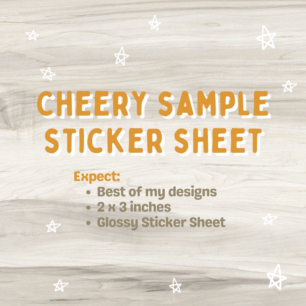 Cheery Sample Sticker Sheets | Shopee Philippines