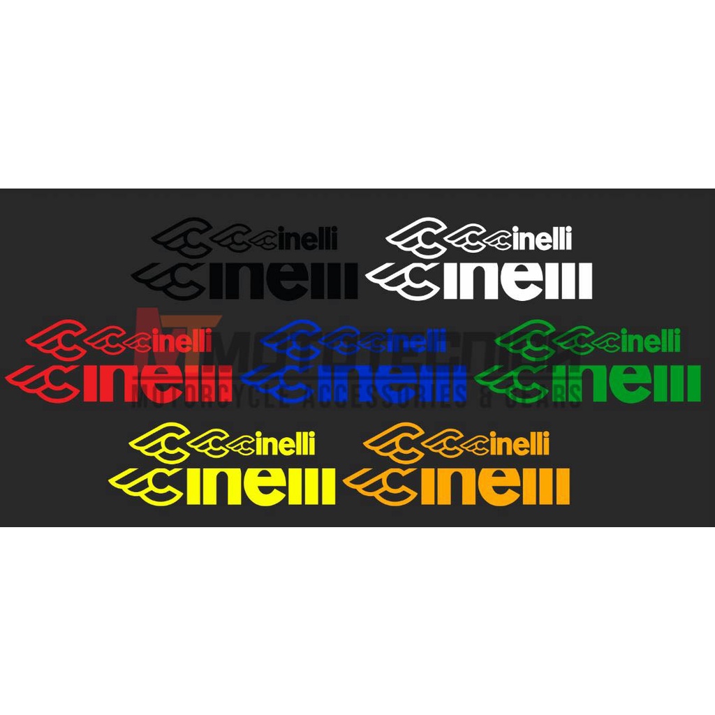 CINELLI BICYCLE STICKER (PLAIN COLOR) | Shopee Philippines