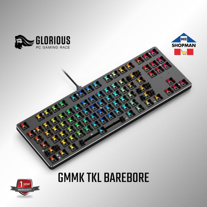 Glorious GMMK TKL Barebone Edition Gaming Keyboard Barebones | Shopee ...