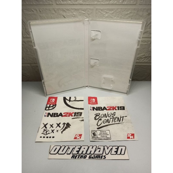 Nintendo Switch NBA 2K19 Case Only (No Game) | Shopee Philippines