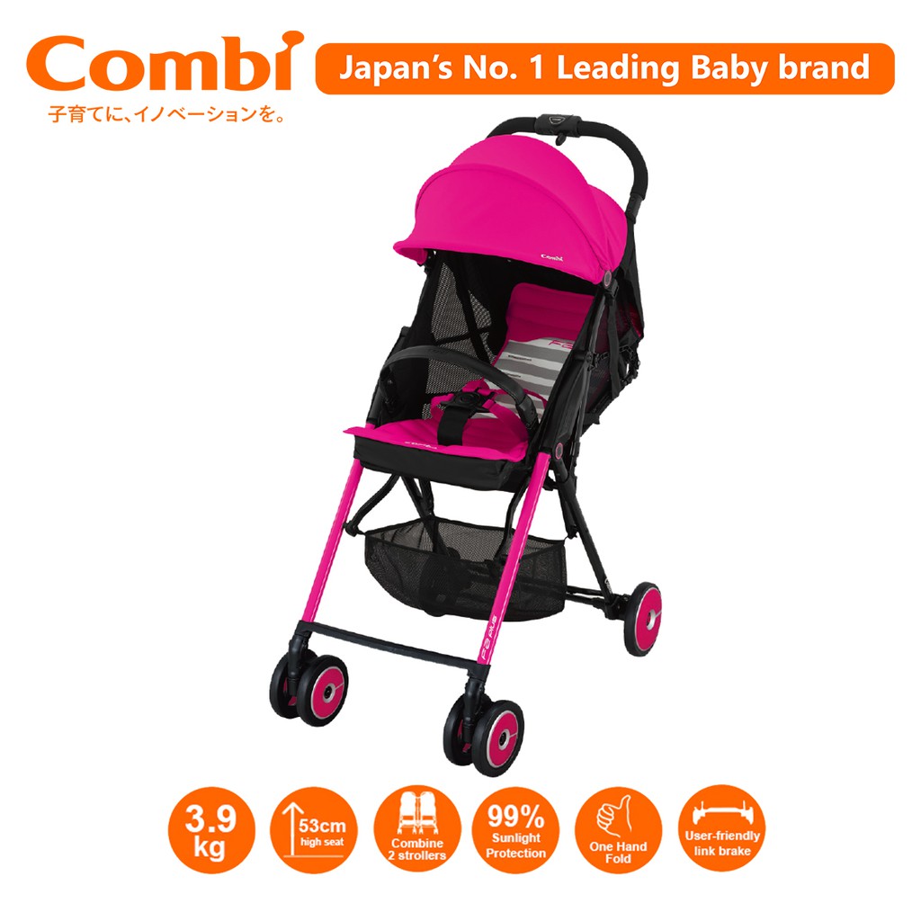 Combi F2 Plus AF Stroller (Dolce Pink) | Shopee Philippines