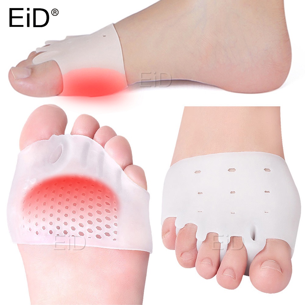 Five-hole Silicone Forefoot Pads Toe Separator Gel Cushion Pad Pain ...