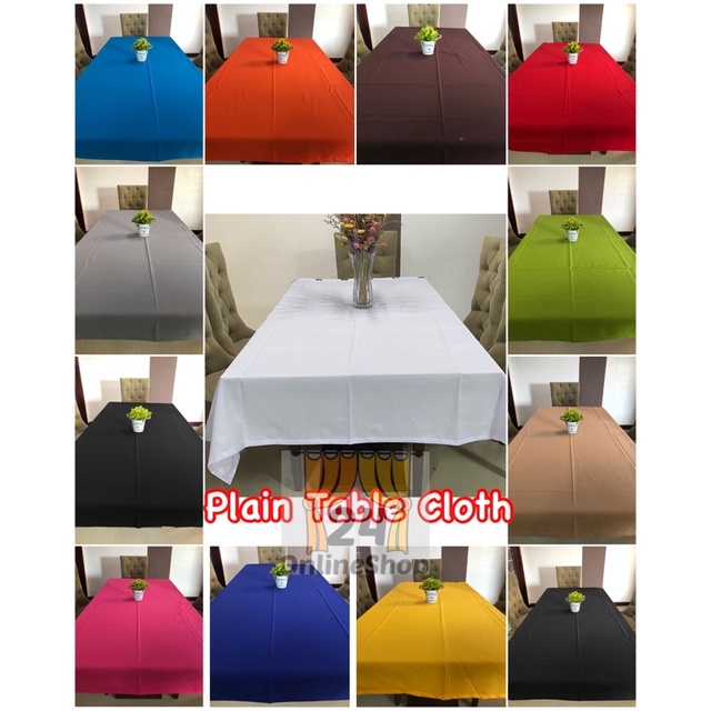 Plain Table Cloth - Table cover (tela) | Shopee Philippines