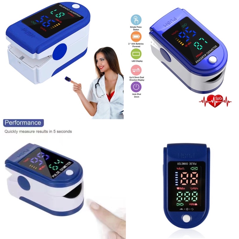 Pulse oximeter medical fingertip pulse oximeter | Shopee Philippines