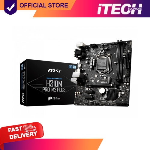 MSI H310M PRO-M2 PLUS/2DIMM/DDR4/M-ATX/S1151 | Shopee Philippines