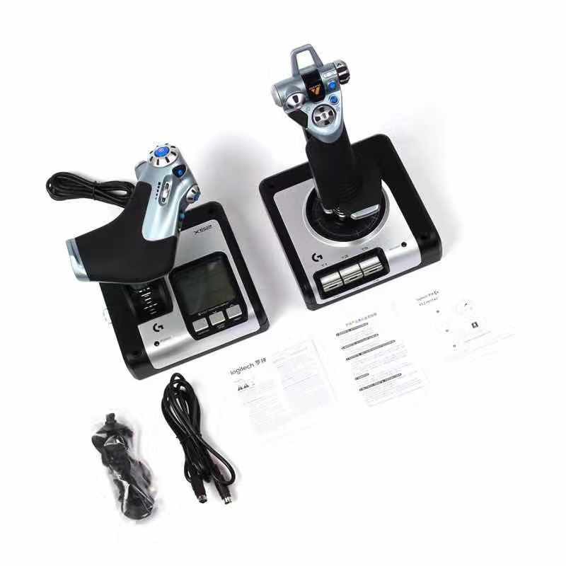Logitech G X52 Throttle And Stick Flight Simulation Controller The ...