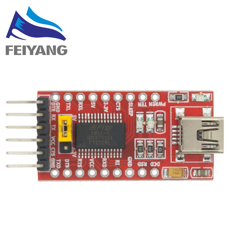 FT232RL FTDI USB 3.3V 5.5V to TTL Serial Adapter Module for Arduino ...