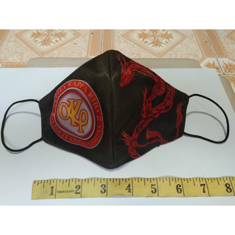 washable facemask akp black and red dragon. | Shopee Philippines