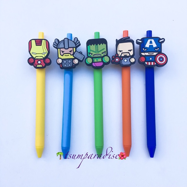 *1pc* Avengers Pen Ironman Thor Hulk Captain America | Shopee Philippines