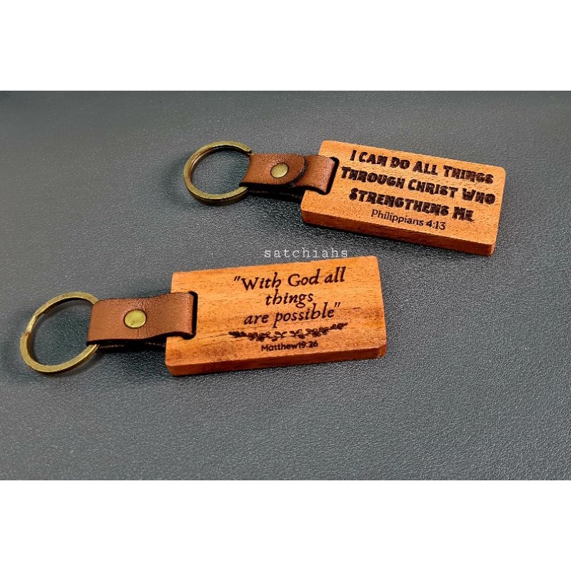 Personalized Wooden Keychain | Shopee Philippines