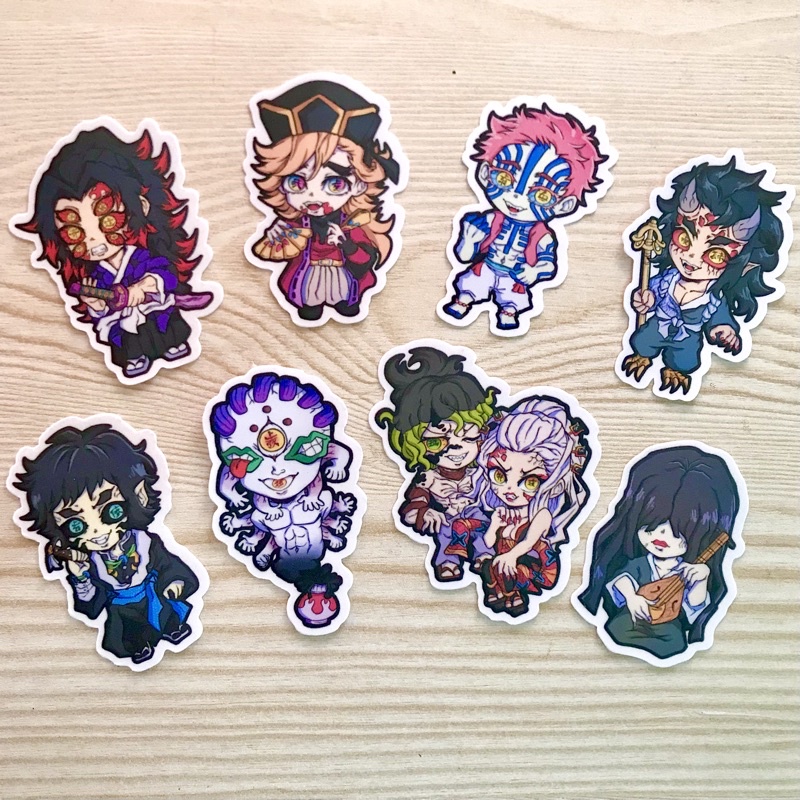 Demon Slayer Upper Moons 12 Kizuki Vinyl Stickers presyo ₱10