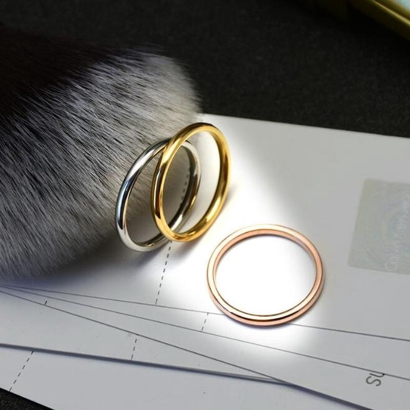 Brand new simpe style stainless steel 1.9mm wide ring,fashion and ...