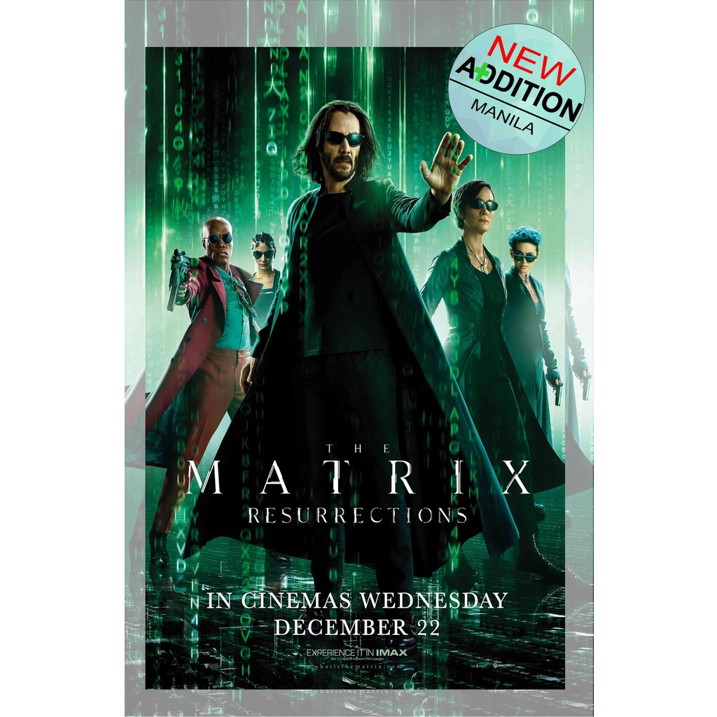 The Matrix Resurrections GLOSSY LARGE POSTER | Shopee Philippines
