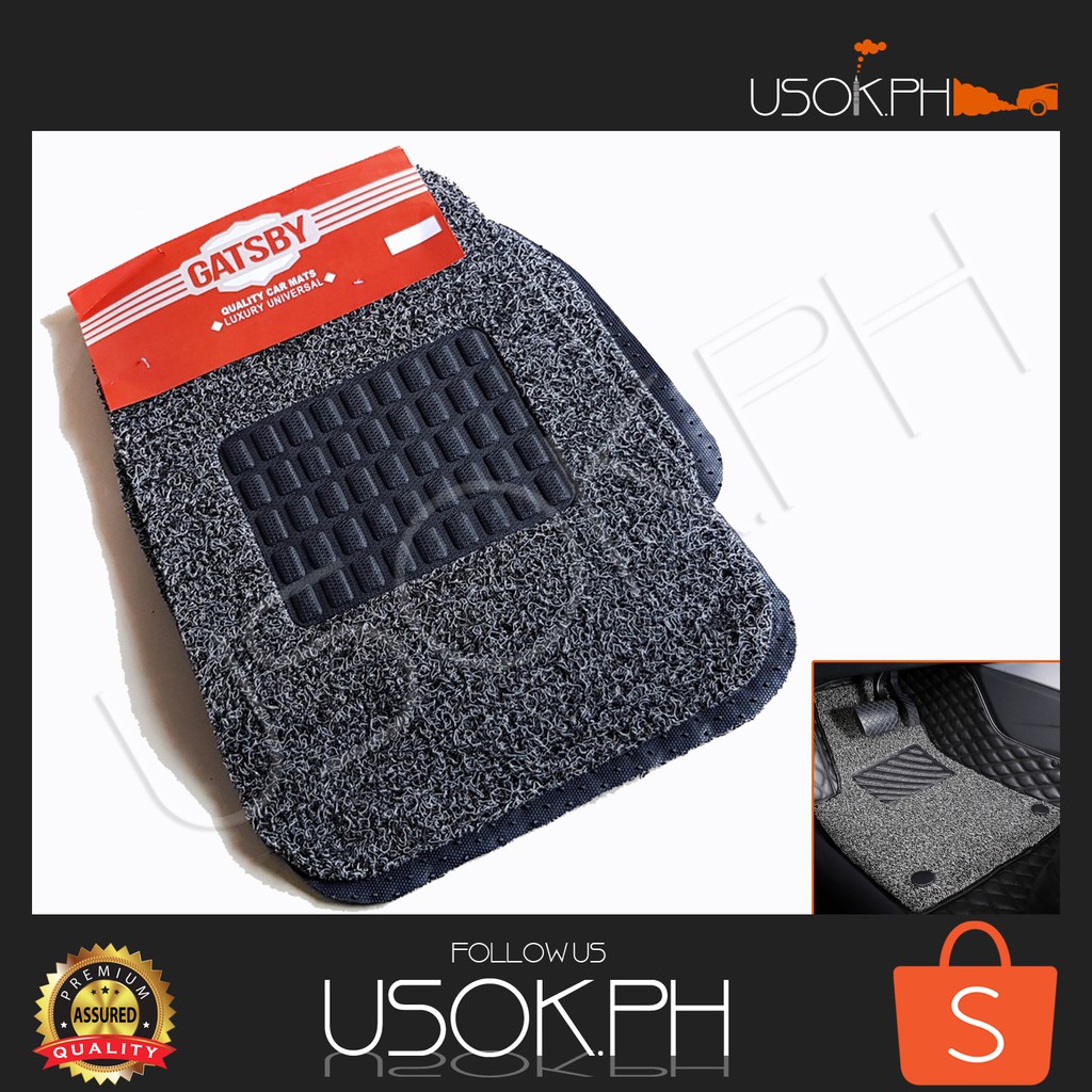 3M Look Car Matting Black and Gray Combination Nomad (2 TONE) | Shopee ...