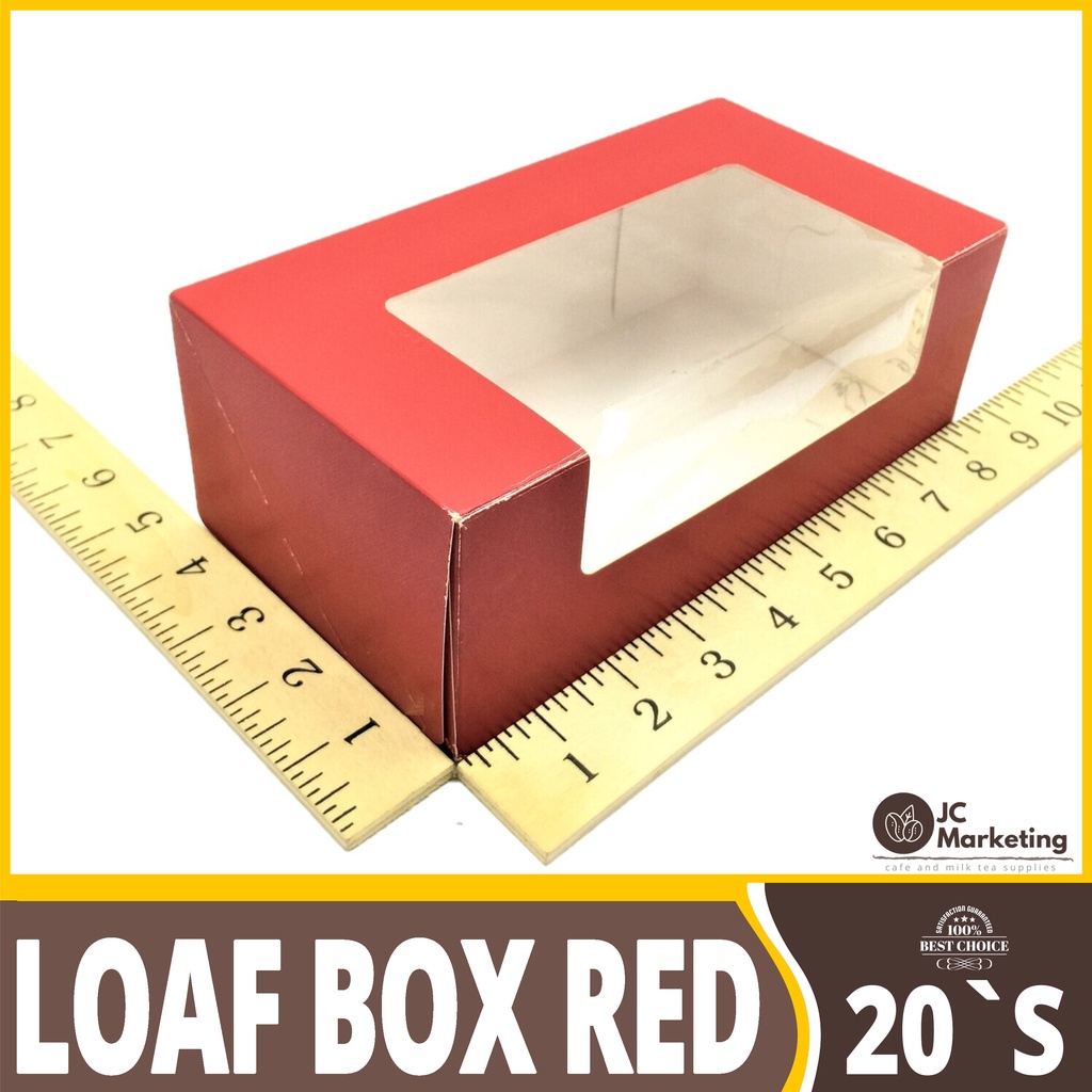Loaf Box Red 20`S l Packaging l Boxes l Loaves l Fruitcake Boxes ...