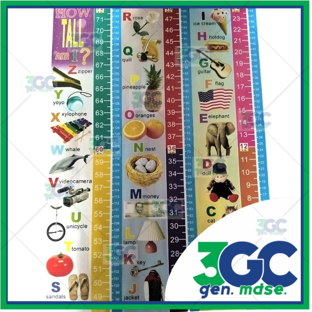 Height chart up to 72 inches Measure your child’s growth with this ...