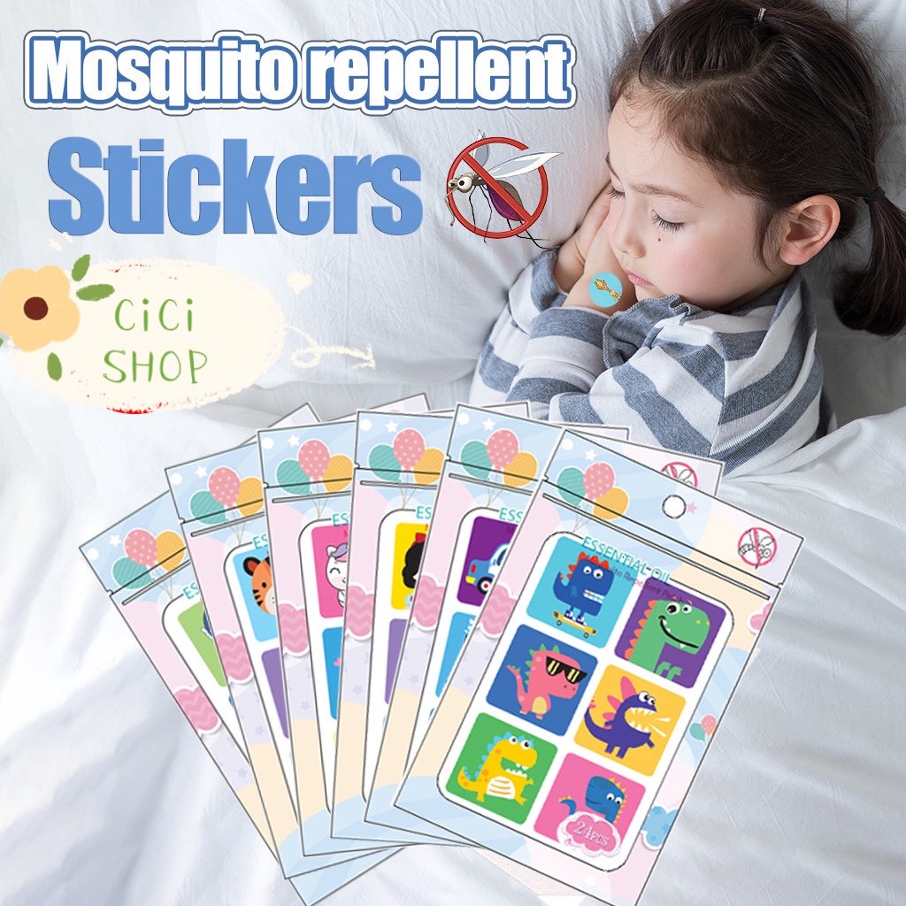 CICI 6pcs In 1 Baby Kid Anti-Mosquito Repellent Stickers Patches With ...