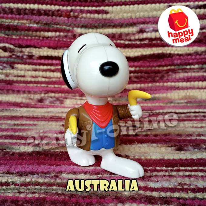 Mcdo Happy Meal Toy Snoopy World Tour - AUSTRALIA | Shopee Philippines