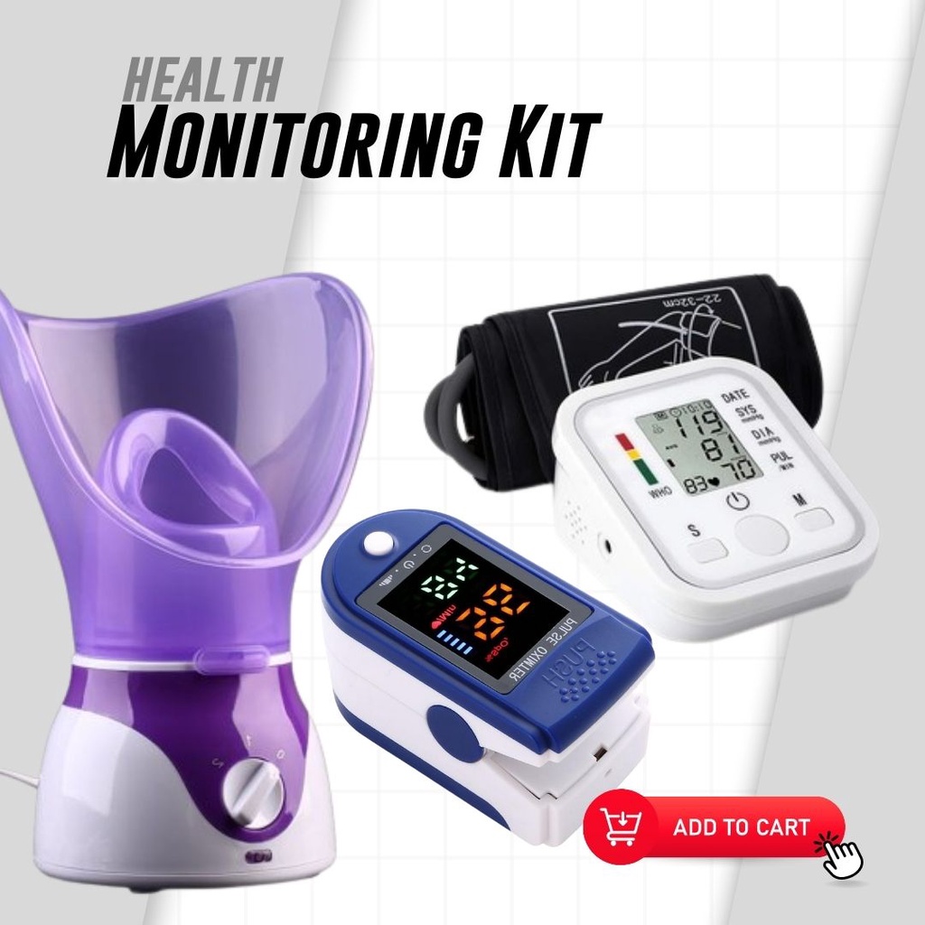 Handy Man Original Facial Nasal Steamer SUOB, Finger Pulse Oximeter and ...