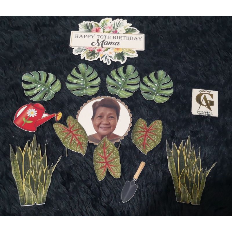 Plantita/Plantito Personalized Cake topper | Shopee Philippines