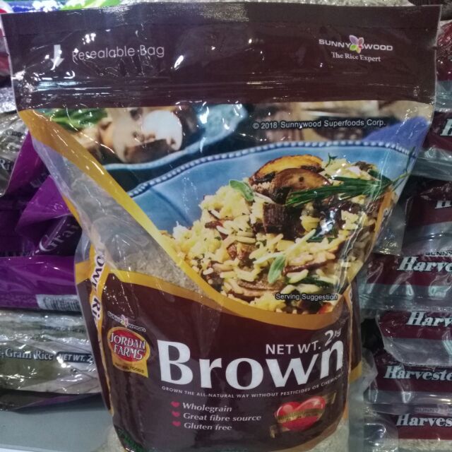 Jordan Farms Organic Brown Rice 2kg | Shopee Philippines