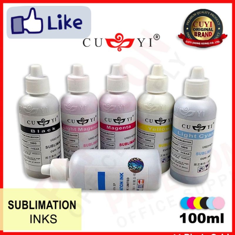 CUYI SUBLIMATION INK 100ML 6COLORS AVAILABLE | Shopee Philippines