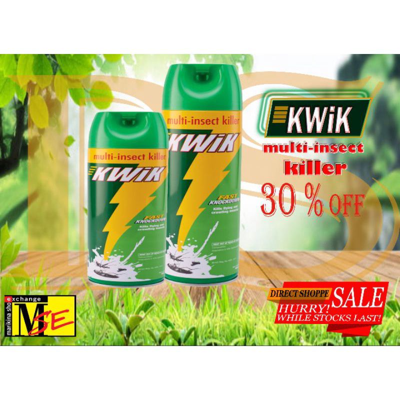 kwik multi-insect killer 500ml and 300ml | Shopee Philippines
