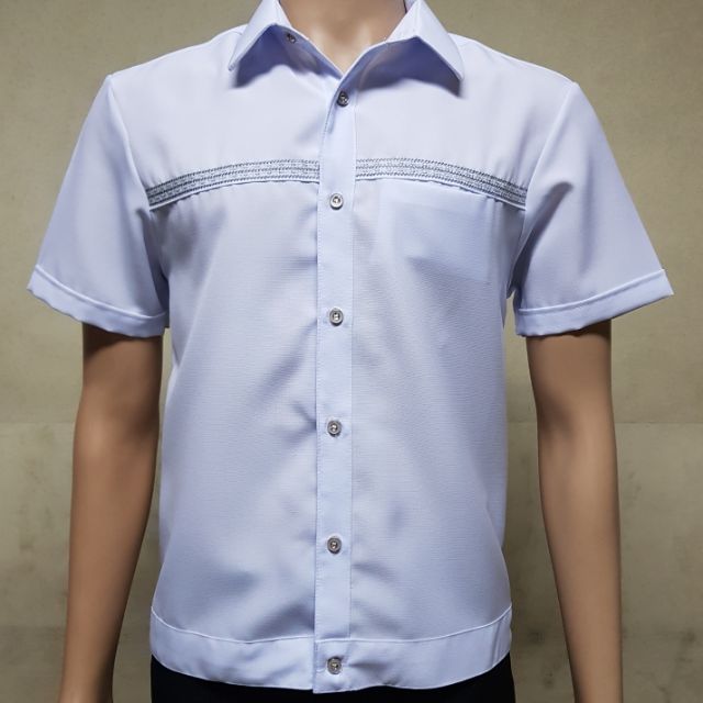 Baro de Manila shirt jack Slimfit! white / colored | Shopee Philippines