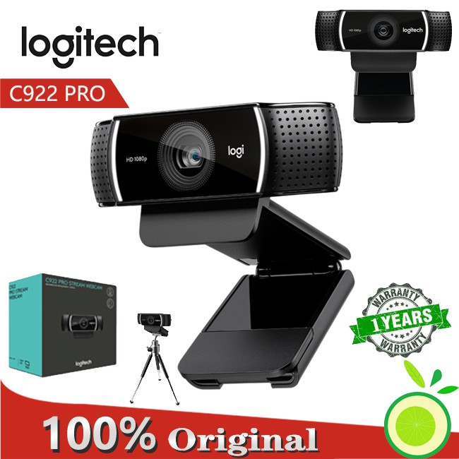 Logitech C922 PRO auto focus built-in microphone webcam | Shopee ...
