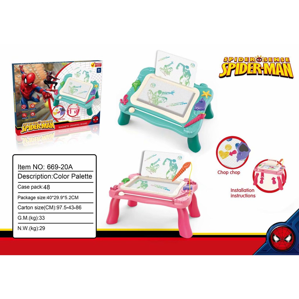 Cartoon Frozen Kids Drawing Board Table Colored Graffiti Drawing Board ...