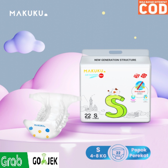 Makuku Air Diapers Baby Diapers SAP anti-Flow Quick Dry Type Silver ...