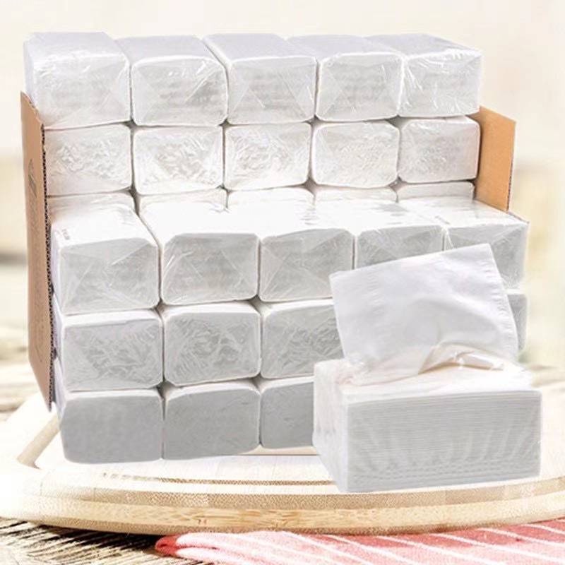 Native Wood Pulp Facial Tissue Interfolded Paper Tissue 3Ply | Shopee ...