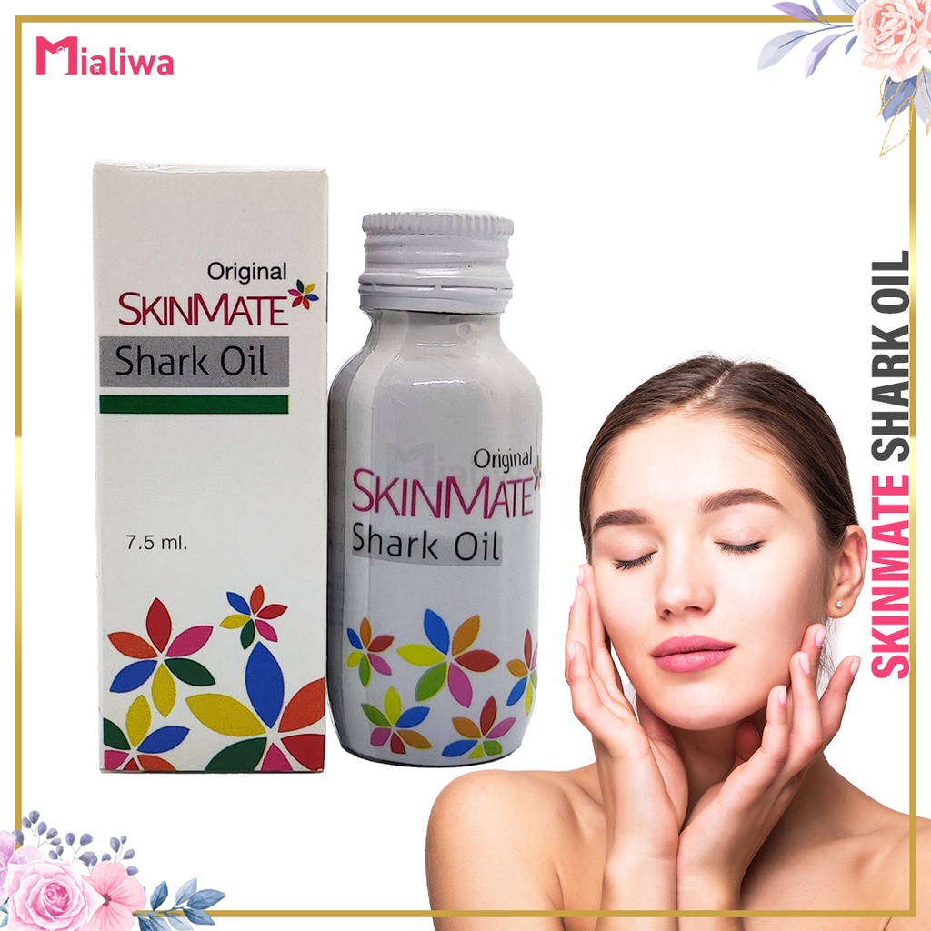 Skinmate Shark Oil 15ml & 7.5ml, Exfoliating Whitening Skin Care Kit ...