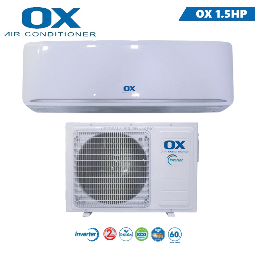 Air conditioner OX Split Type 1.5hp GOLDFIN DC Inverter Auto-Clean ...