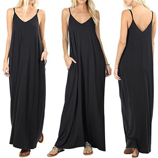 Korean Trend Ladies Long Sando Blouse Long Camisoles Spaghetti Sando ...