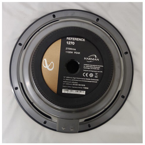 INFINITY REFERENCE 1270 12" ( 300MM ) HIGH PERFORMACE MOBILE SUBWOOFER ...