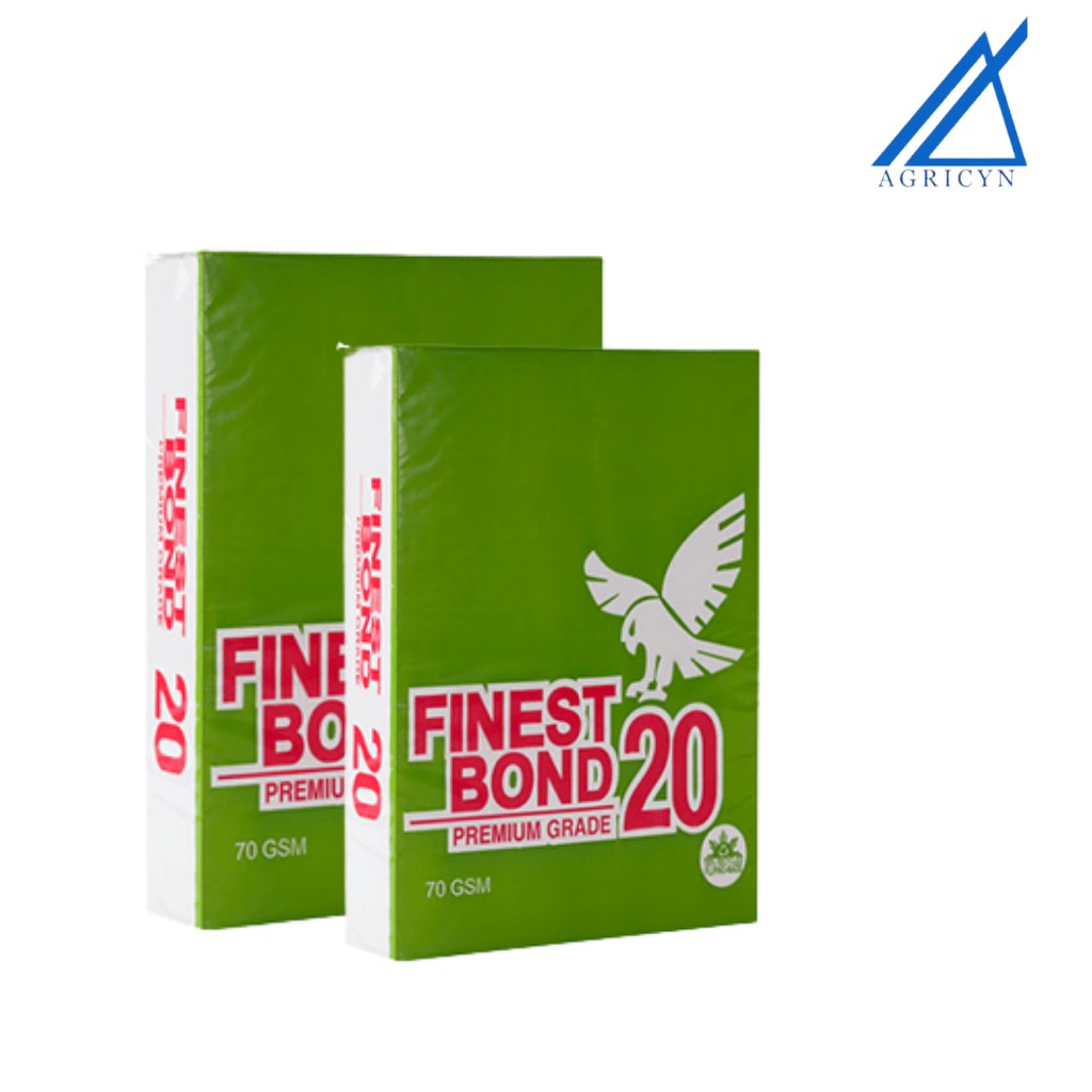 FINEST BOND (BOND PAPER / COPY PAPER) - A4 (70 GSM) 1 REAM | Shopee ...