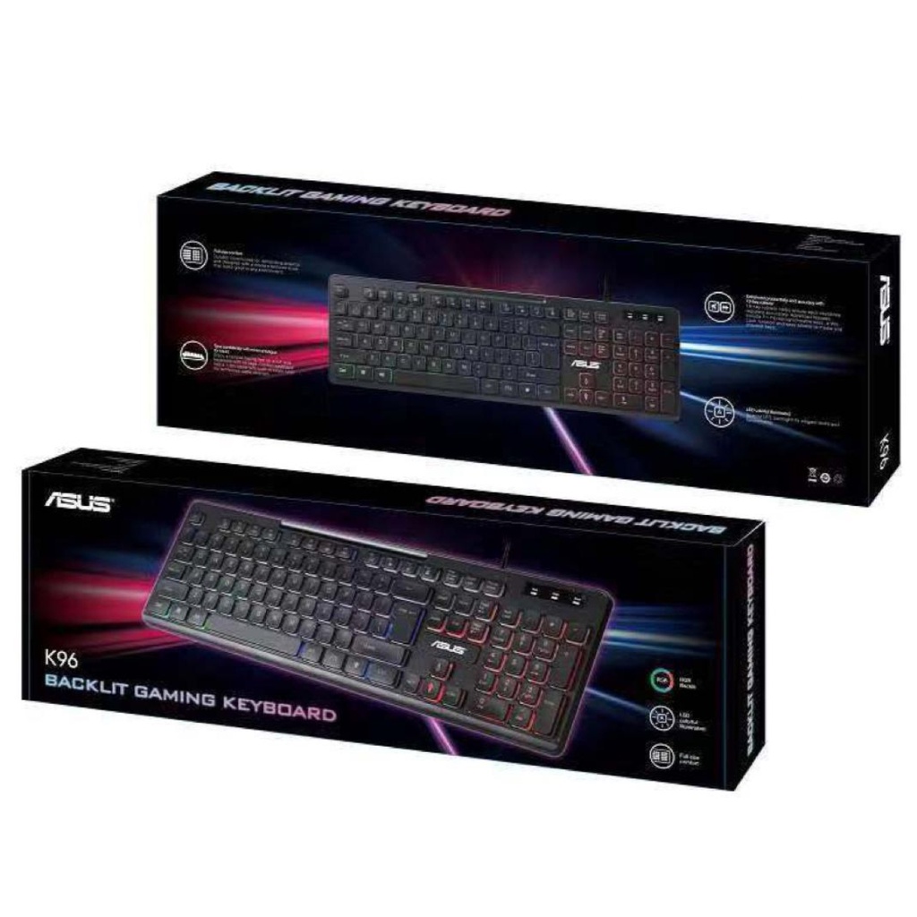Gaming Keyboard with RGB Lightning, Black | Shopee Philippines