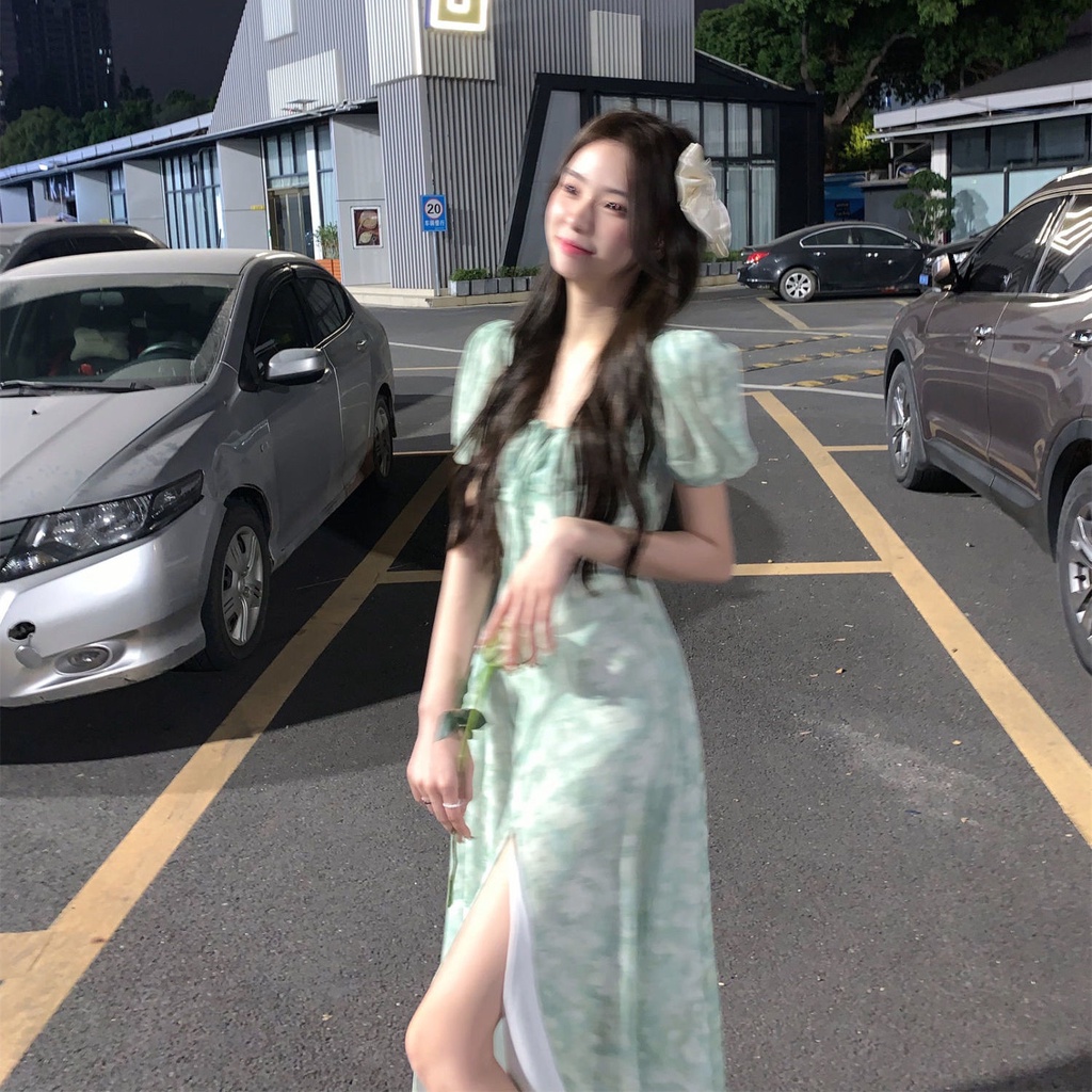 sage mint emerald green dress filipiniana sassy elegant korean casual ...