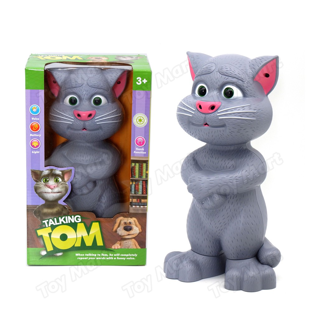 Interactive Talking Tom Toy Touch Sound Light Functionality Interactive ...