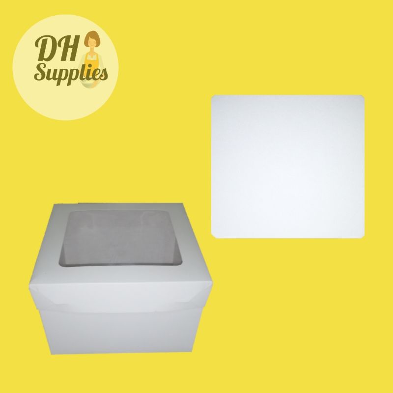 Tall Cake Box 9x9x5 inches (10pcs & 20pcs per pack) | Shopee Philippines