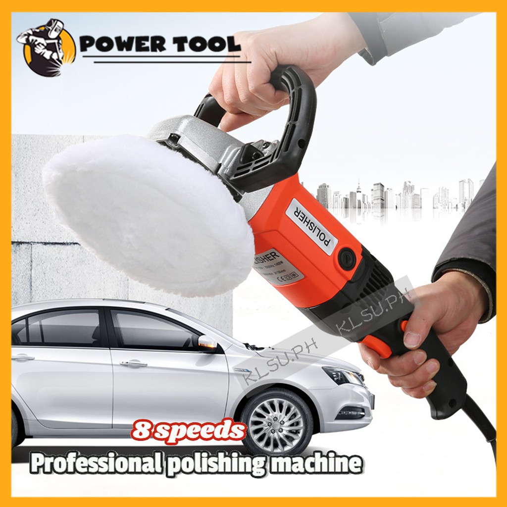 Polisher, 7-inch Buffer Polisher, 8 Variable Speeds from 1500~3500 RPM ...