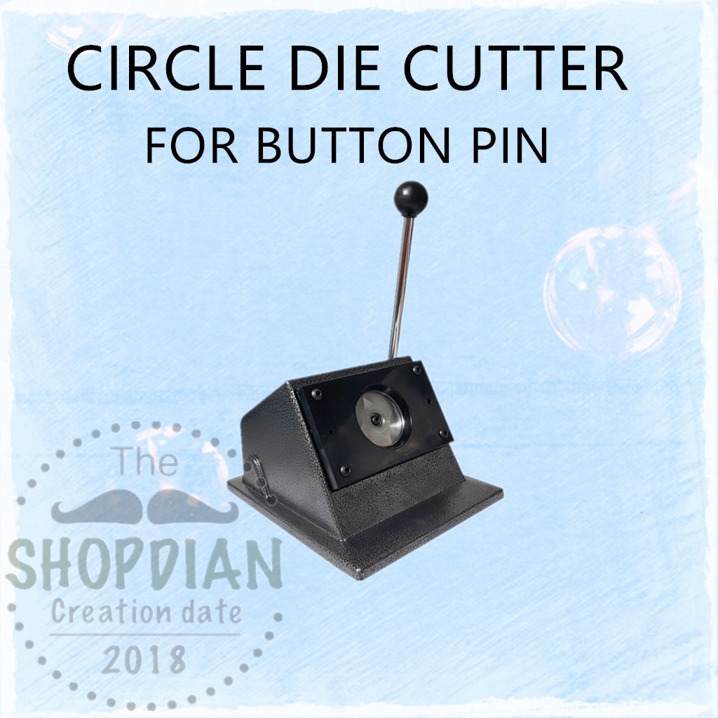 CIRCLE DIE CUTTER FOR BUTTON PIN 2.25Inch Quaff | Shopee Philippines