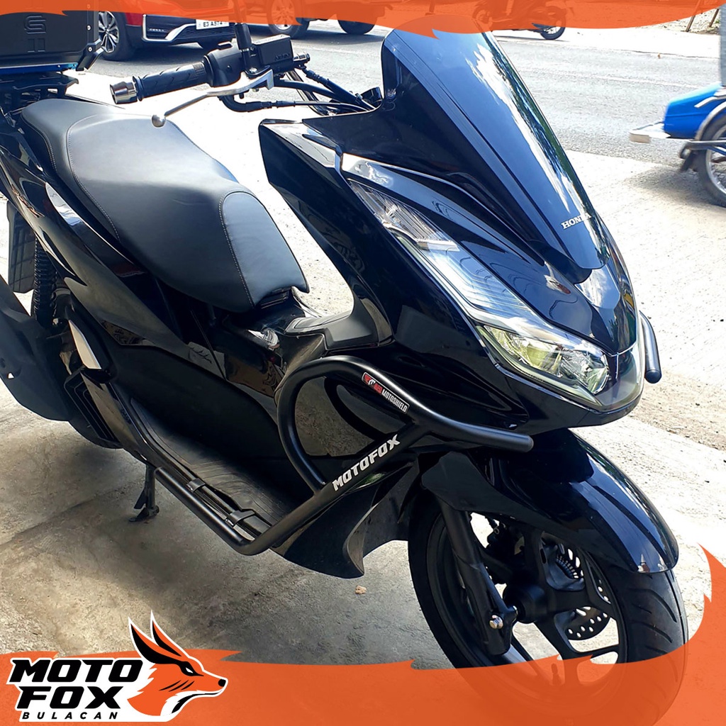 Honda PCX 160 Full Crash Guard - Red Motoshield | Shopee Philippines