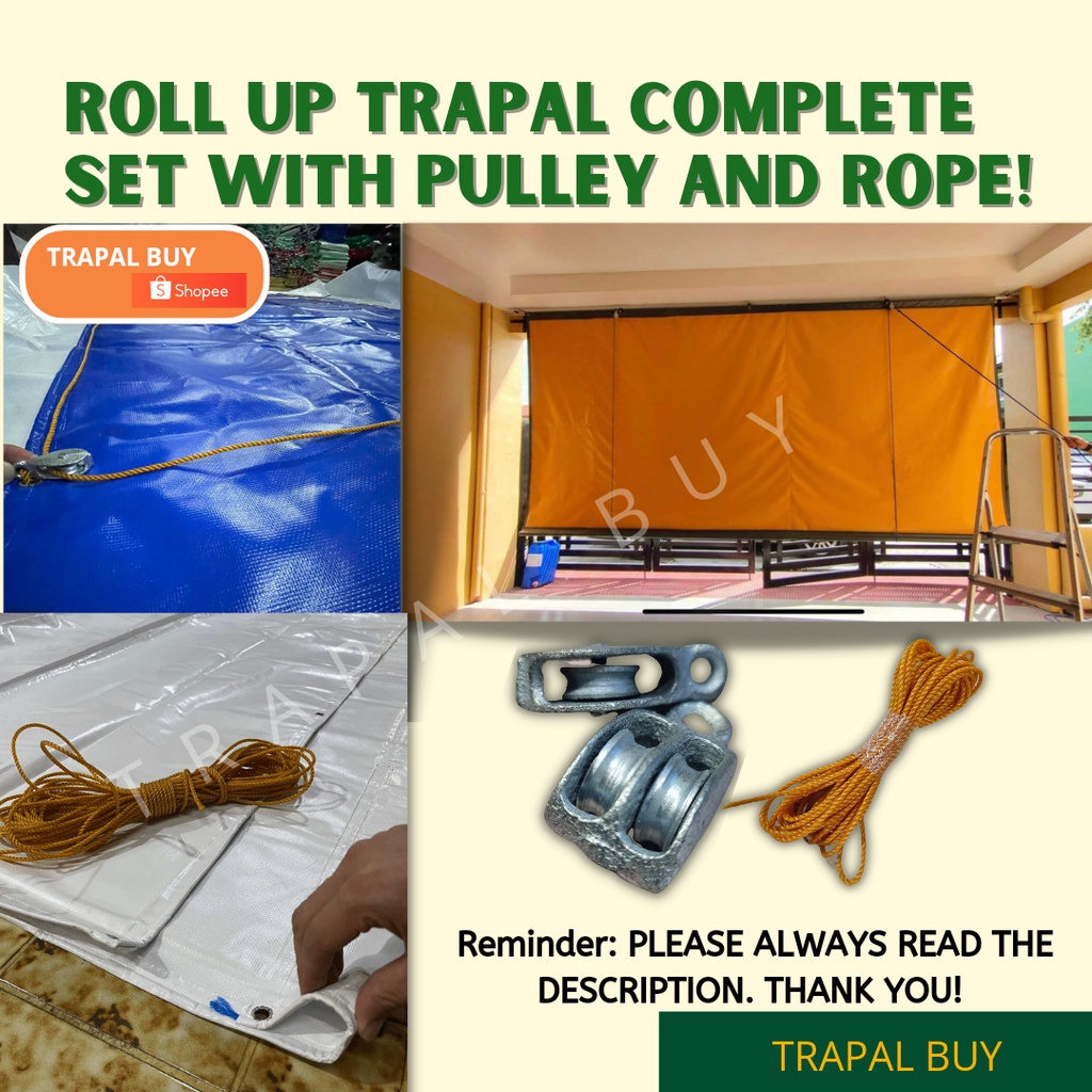 6FT x 10FT ROLL UP TRAPAL S400 MAYAMA/MARUYAMA TOLDA LONA - WATERPROOF ...
