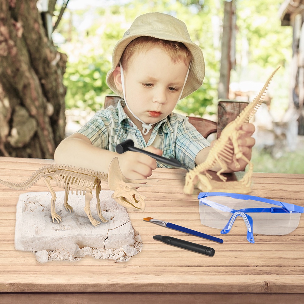 3D Puzzle Dinosaur Fossil Dig Kit dinosaur Skeleton Excavation Kit Dino ...