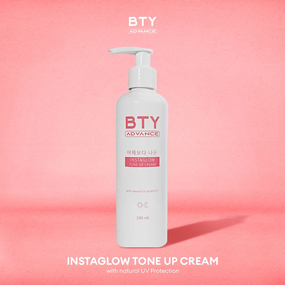 BTY Instaglow Tone Up Cream 200ml | Shopee Philippines